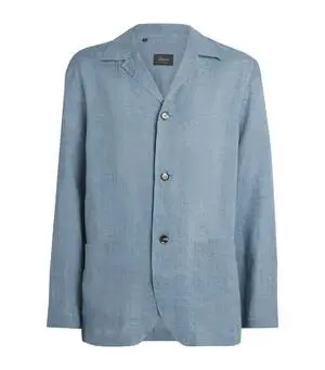 Brioni Single Breasted Overshirts For Men