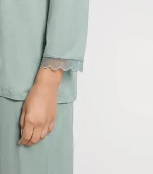 Hanro Cotton Long Inaya Pyjama Set