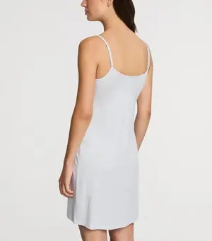 Hanro Natural Elegance Mini Nightdress - Blue