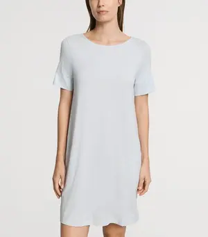 Hanro Natural Elegance Nightdress - Blue