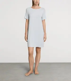 Hanro Natural Elegance Nightdress - Blue