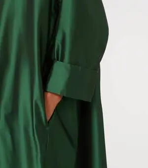 Max Mara Belted Midi Dress - Green