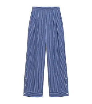 Loewe Cotton-blend Stripe Trousers