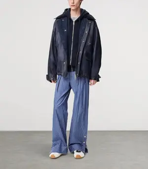 Loewe Cotton-blend Stripe Trousers