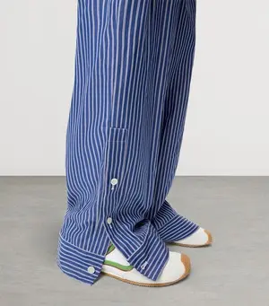 Loewe Cotton-blend Stripe Trousers