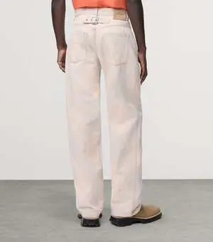 Loewe Argyle-print Straight-leg Jeans
