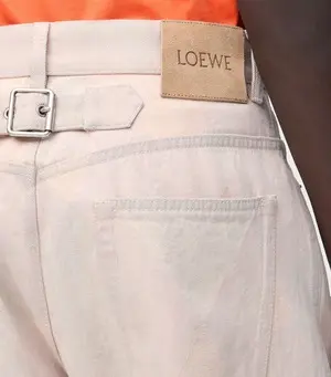 Loewe Argyle-print Straight-leg Jeans