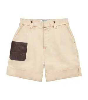 Loewe Cotton Turn-up Shorts