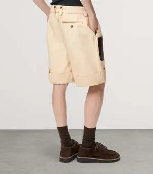 Loewe Cotton Turn-up Shorts