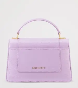BVLGARI Mini Snakeskin Serpenti Forever Top-handle Bag - Pink