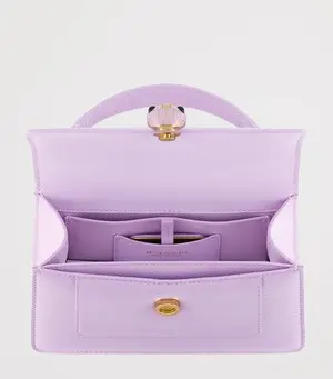 BVLGARI Mini Snakeskin Serpenti Forever Top-handle Bag - Pink