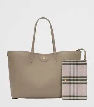 Burberry Medium Leather Bloomsbury Tote - Pink