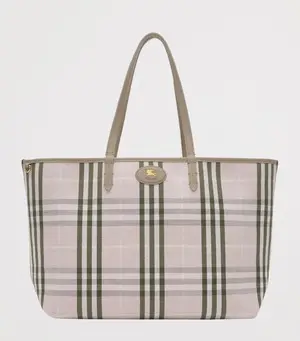 Burberry Medium Leather Bloomsbury Tote - Pink
