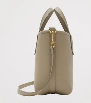 Burberry Mini Leather Reversible Bloomsbury Tote Bag