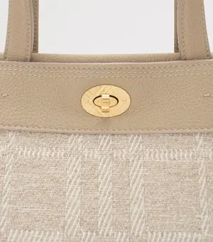 Burberry Linen-cotton Cotswolds Tote Bag