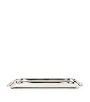 GREGGIO Plated Georgian Rectangular Tray - Silver