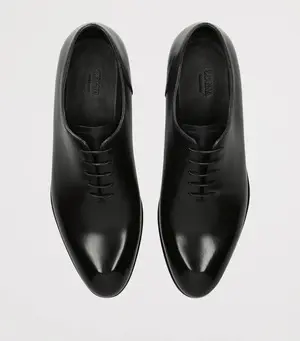 Zegna Leather Vienna Oxford Shoes
