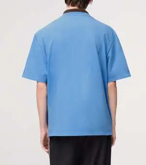 Loewe Cotton-blend Anagram T-shirt - Blue