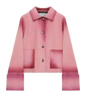 Loewe Lambskin Turn-up Jacket - Pink
