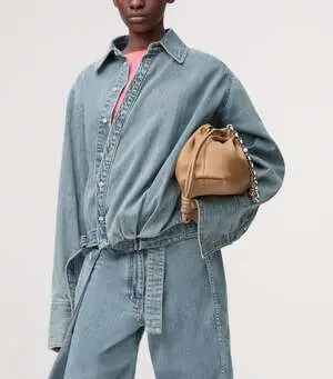 Loewe Cotton-blend Draped Shirt