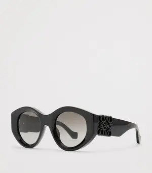 Loewe Maxi Anagram Butterfly Sunglasses - Black