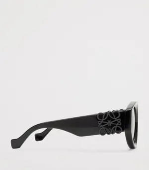 Loewe Maxi Anagram Butterfly Sunglasses - Black