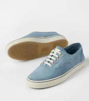 Brunello Cucinelli Suede Lace-up Sneakers - Blue
