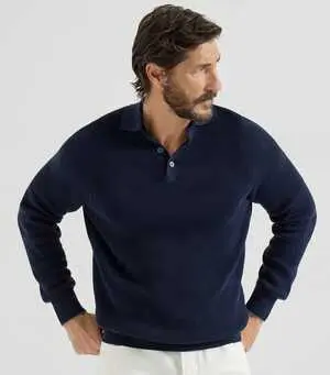 Brunello Cucinelli Cotton Polo Sweater