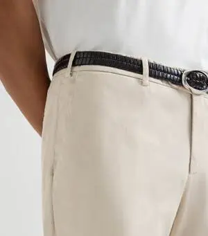 Brunello Cucinelli Pima Cotton Comfort Gabardine Trousers