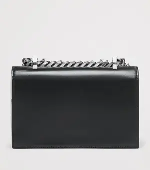 Alexander McQueen Mini Leather Cross-body Bag With Embellishments