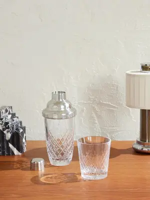 SOHO HOME Barwell Crystal Rocks Glasses Set Of Four