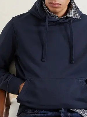 Stone Island Logo-appliquéd Organic Cotton-jersey Hoodie