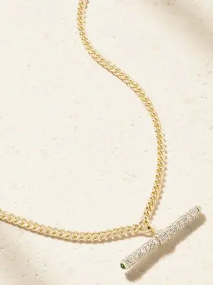 LUCY DELIUS Lucy Delius Baby T-Bar Diamond Necklace