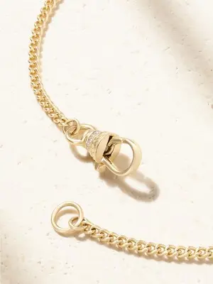 LUCY DELIUS Baby T-bar Diamond Necklace