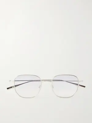 Barton Perreira Revere Square-frame Titanium Sunglasses - Silver