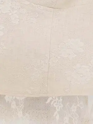 Pinko Janessa Linen Top - Beige