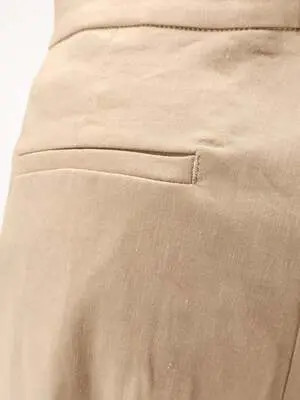 Pinko Jacopone Linen And Viscose Trousers