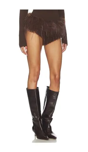 CULTNAKED Faux Fur Micro Shorts