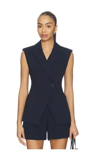 Veronica Beard Ciel Vest - Navy