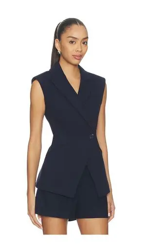 Veronica Beard Ciel Vest - Navy