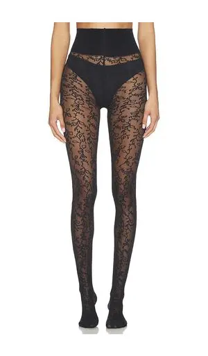 Swedish Stockings Lo Lace Tights - Black