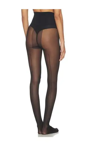 Swedish Stockings Selina Seam Tights - Black