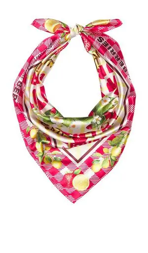 THE LAUNDRY ROOM Cowboy Country Grown Wild Berries Silky Bandana - Red Gingham
