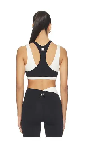 P.E Nation Unity Sports Bra In ,white - Black