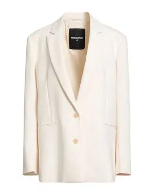 Patrizia Pepe Single-breasted Blazer - White