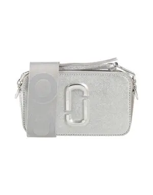 Marc Jacobs Leather Camera Bag With Adjustable Strap - Silver