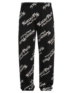 Kenzo Pants Size Cotton - Black
