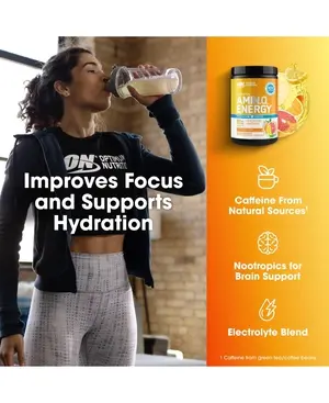 OPTIMUM NUTRITION Essential Amino Energy Hydration Plus Focus Powder
