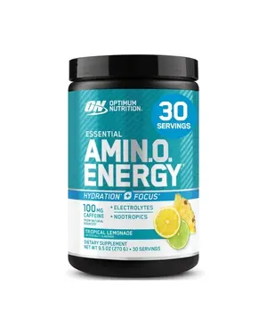 OPTIMUM NUTRITION Essential Amino Energy Hydration Plus Focus Powder - Black