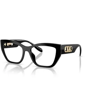 Michael Kors Rectangle Full Rim Eyeglasses - Black